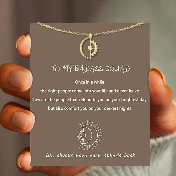 🌸To My Badass Squad Necklace- We Always Have Each Other's Back ...